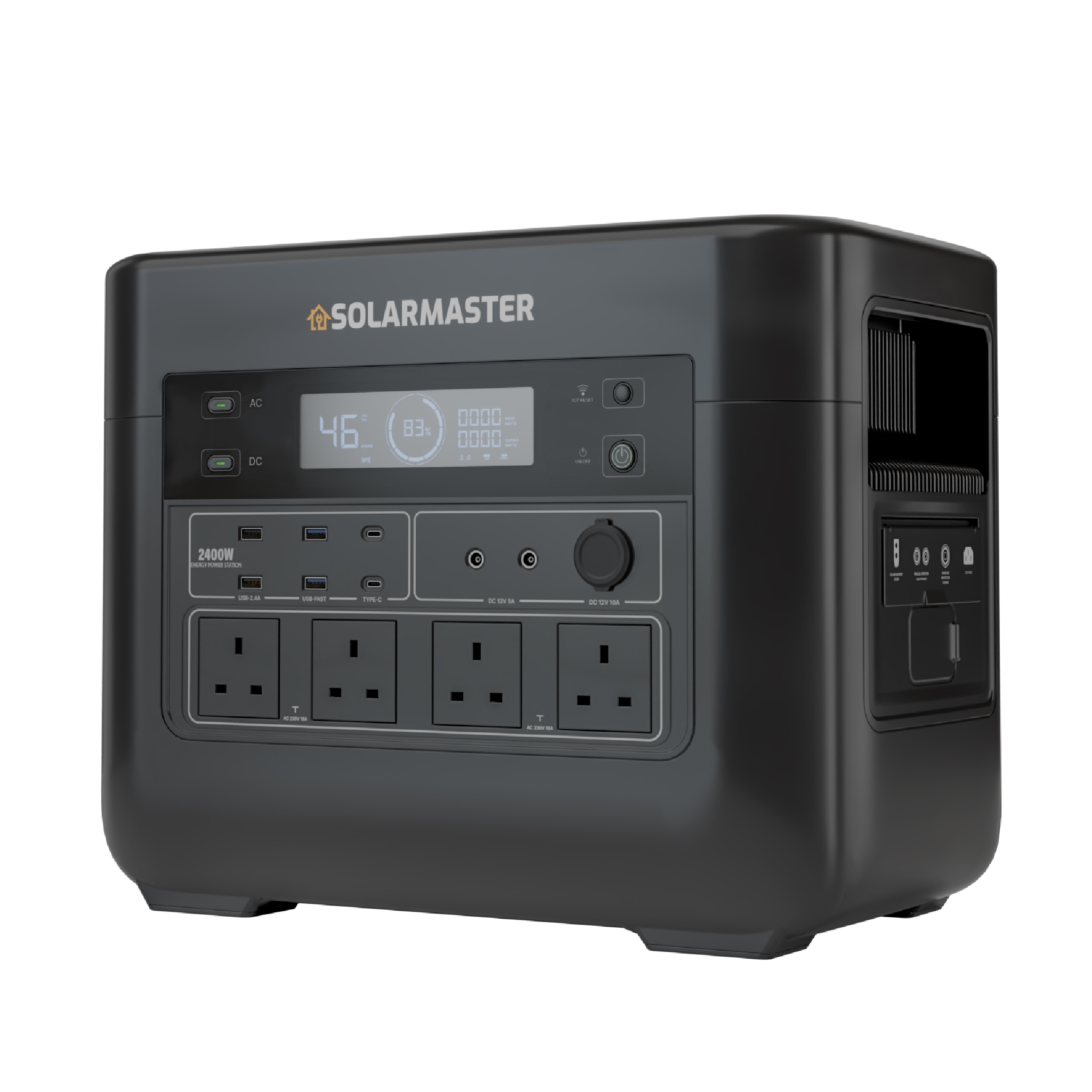 Solar Master GEN-2400 ‘Atlas’ Portable Power Station | 2150Wh, 2400W ...